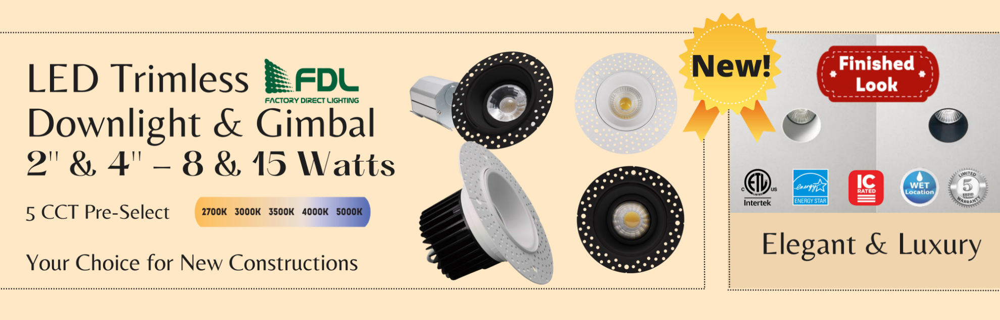 Factory Direct Lighting FDL LED